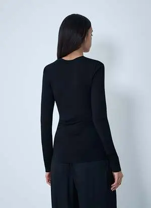 Our Legacy Strain Slim Top - Black