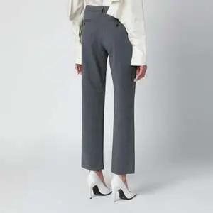THELATEST Grey Wool-blend Trousers