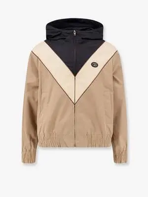 Valentino Garavani Vlogo Signature Patch Hooded Jacket - Multicolor