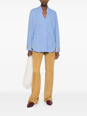 FORTE_FORTE Embroidered Cotton Shirt