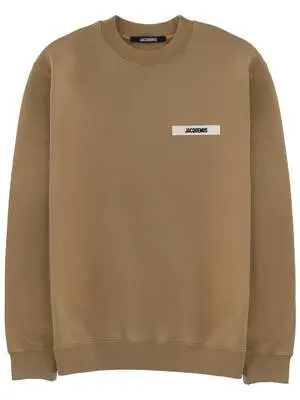 Jacquemus Grosgrain Logo Sweatshirt - Cream