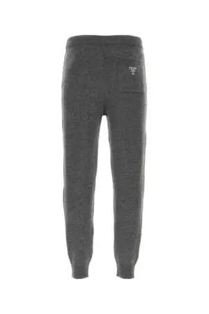 Prada Dark Grey Cashmere Joggers