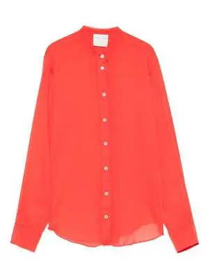 FORTE_FORTE Serafino" Cotton Silk Voile Shirt