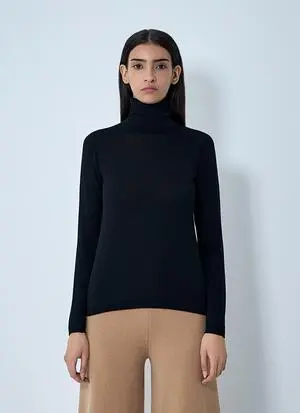 Max Mara MAX MARA Wool Turtleneck Sweater Black