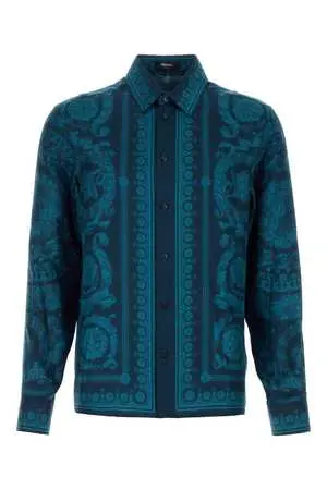 Versace VERSACE Printed Silk Shirt Multicolor
