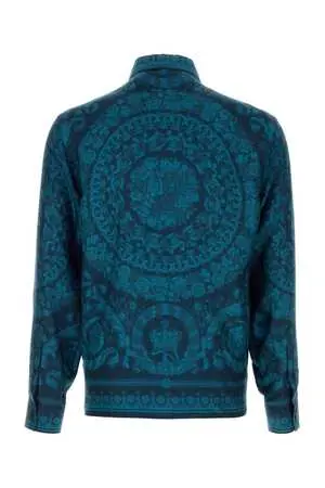 Versace Printed Silk Shirt - Multicolor