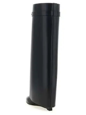 Givenchy Shark Pinch Wedge Boots - Black