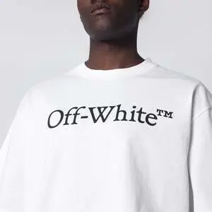 Off-White T-shirt With Logo Print - White