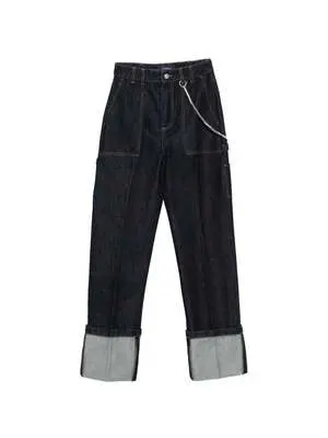 Sportmax Donorata Jeans With Chain Detail - Blue