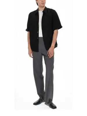 Our Legacy Camicia In Cupro Short Sleeve Shirt