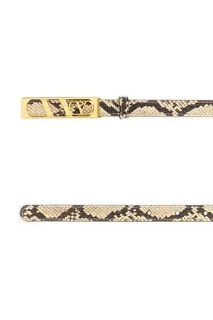 Valentino Garavani Reversible Python Belt - Multicolor
