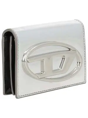 DIESEL® 1dr Card Holder - Silver