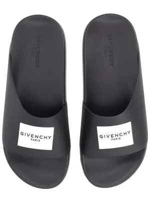 Givenchy Logo Mule - Black