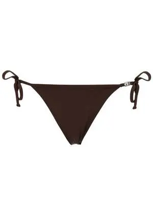 DIESEL® Slip Bikini With Oval Detail - Brown