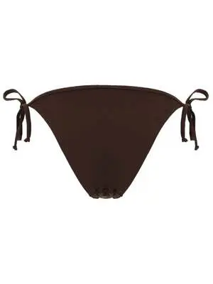 DIESEL® Slip Bikini With Oval Detail - Brown