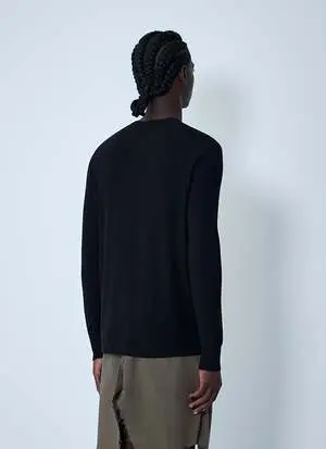 Rick Owens Long Sleeve Technical Knit Sweater