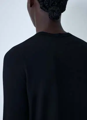 Rick Owens Long Sleeve Technical Knit Sweater