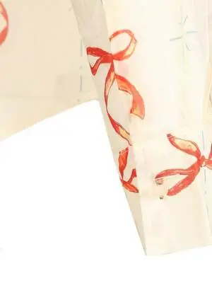 FORTE_FORTE Serafino Printed Cotton-silk Blend Shirt