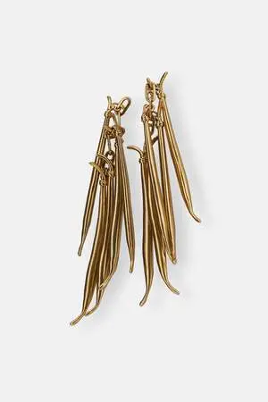 Jacquemus Dangle Earrings With Bean-shaped Charm