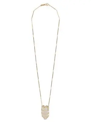 Isabel Marant Étoile Rock Crystal Pendant Necklace - Gold