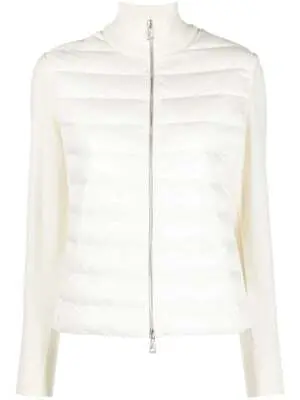 Moncler Quilted Zip-up Cardigan