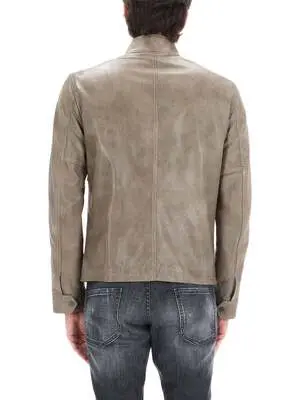 Belstaff Racemaster Air Leather Jacket - Cream