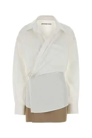 Alexander Wang Poplin Mini Dress - White