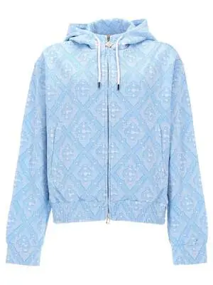 Casablanca Jacquard Full Zip Hoodie - Multicolor