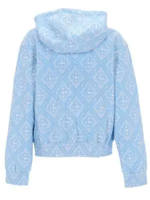 Casablanca Jacquard Full Zip Hoodie - Multicolor