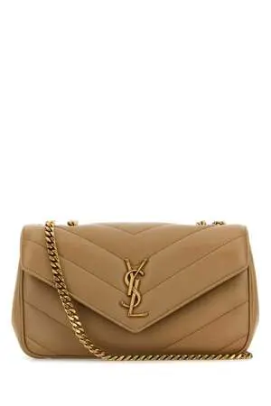Saint Laurent SAINT LAURENT Small Loulou Shoulder Bag Brown