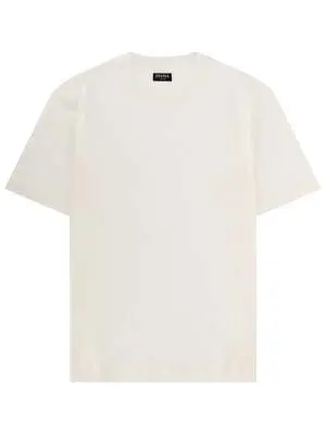 Zegna T-shirt Oasi In Lino - White