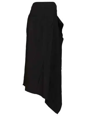 Bottega Veneta Lightweight Wool Midi Skirt