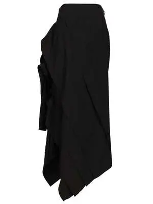 Bottega Veneta Lightweight Wool Midi Skirt