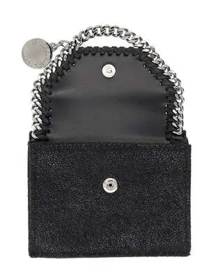 Stella McCartney Wallet Holder Falabella - Black