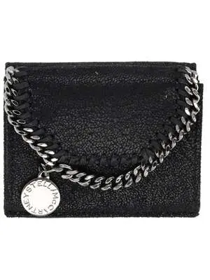 Stella McCartney Wallet Holder Falabella - Black