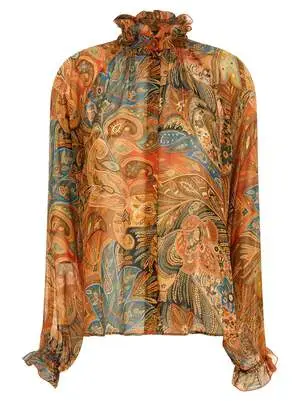 Etro Balloon Sleeve Blouses