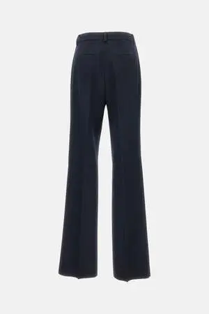 Max Mara Wool Pleated Trousers - Multicolor