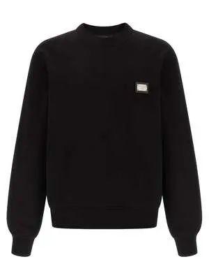 Dolce & Gabbana Logo Plate Sweatshirt - Black