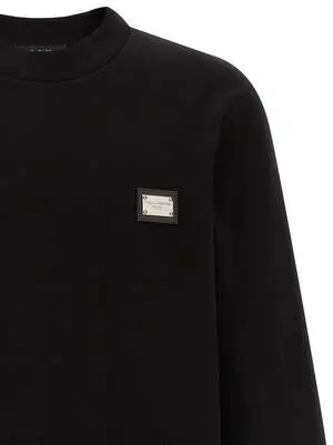 Dolce & Gabbana Logo Plate Sweatshirt - Black