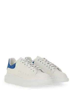 Alexander McQueen Oversized Leather Sneakers - White