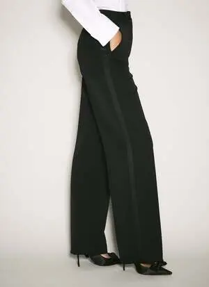Dolce & Gabbana Wool Gabardine Tuxedo Pants