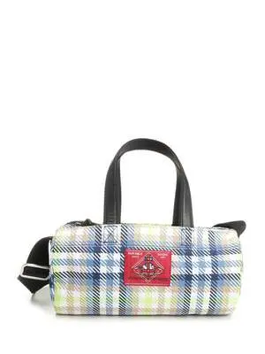 VIVIENNE WESTWOOD Tartan Cylinder Bag - Multicolor