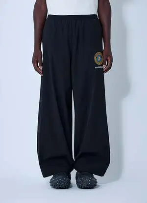 Balenciaga Logo Motif Track Pants - Black