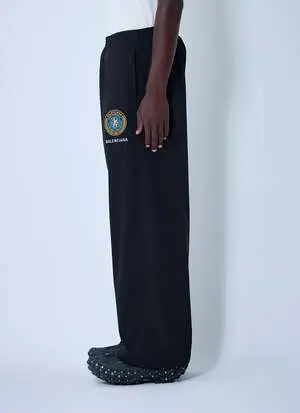 Balenciaga Logo Motif Track Pants - Black