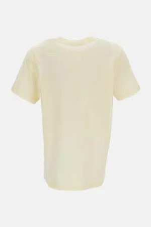 Moncler Short Sleeve Embroidered Logo T-shirt - Multicolor