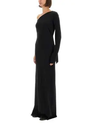 Rick Owens Asymmetrical Maxi Dress