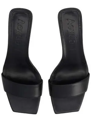 AeydĒ Gilly Heeled Sandals - Black