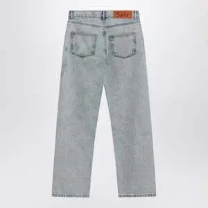 Séfr Sèfr Light Distressed Cotton Denim Jeans