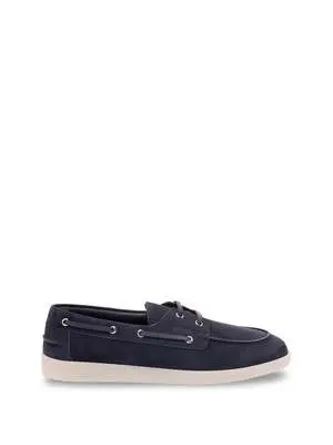 Prada Suede Boat Shoes - Multicolor