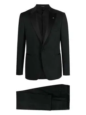 Tagliatore Two-piece Wool Dress - Black